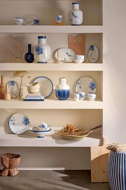 Dinerbord Pip Studio Pip & The Blue Bird White 30 cm | Etrias.nl