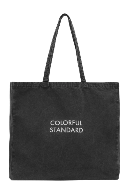Tragetasche Colorful Standard Organic Cotton Tote Bag Faded Black ...