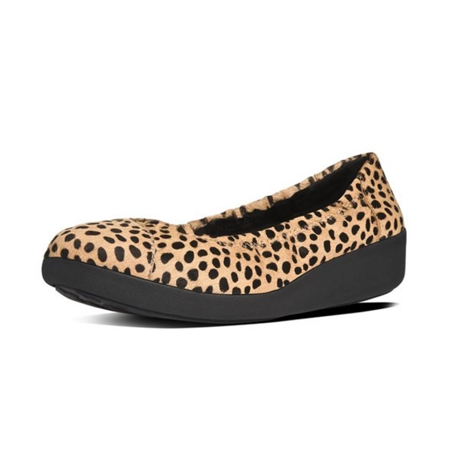 Ballerine F-Pop Ballerina Pony Hair Leopard | Fashionchaussures