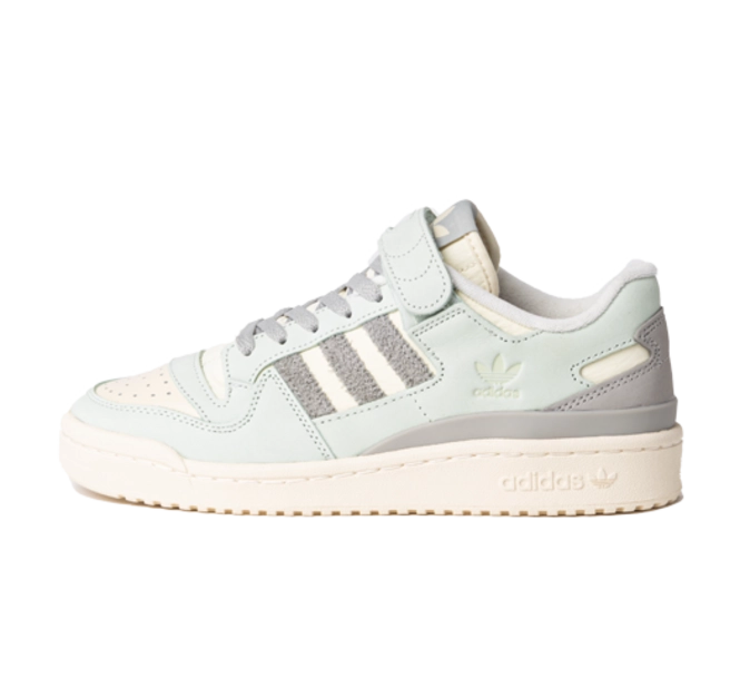 adidas Forum 84 Low Linen Green / Metal Grey / Cream White | Sneaker ...