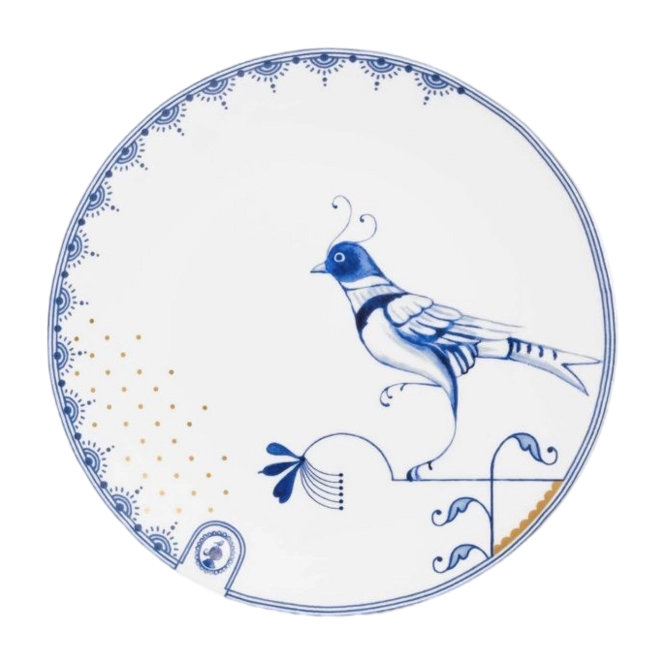 Kuchenteller Pip Studio Pip & The Blue Bird White 18 cm (6er-Set ...