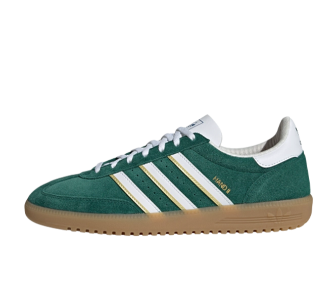 adidas Hand 2 Collegiate Green / Footwear White / Matte Gold | Sneaker ...