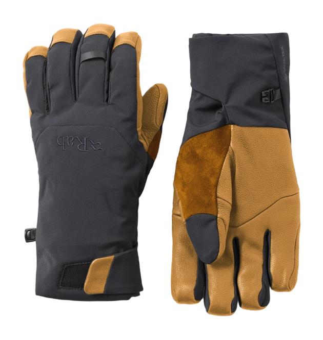 Handschoen Rab Unisex Guide GTX Black Tan | Outdoorsupply