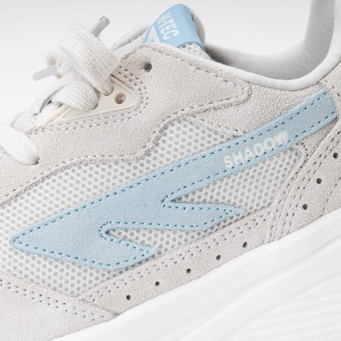 Hi-Tec Unisex HTS SHADOW RGS Star White / Delicate Blue / Gum Rubber ...
