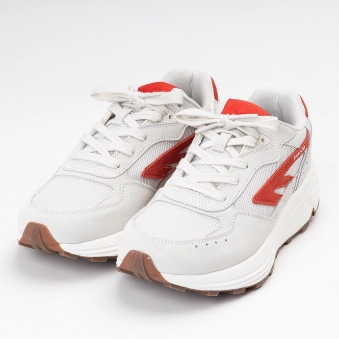 Hi-Tec Unisex HTS SHADOW RGS Star White / Red Alert / Gum Rubber ...