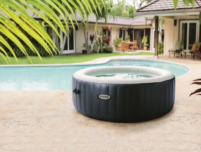 Opblaasbaar Bubbelbad Intex Purespa+ Bubbel Navy 6 Personen | Badenstrand