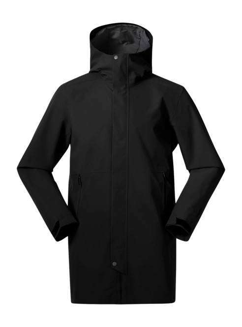 Jacket Bergans Men Urban 2L Shell Coat Black | Outdoorsupply.co.uk