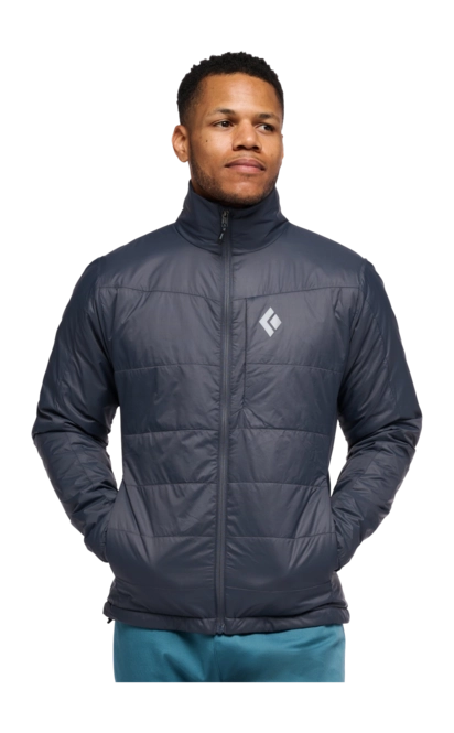 Jas Black Diamond Men Solution 2.0 Jacket Charcoal | Outdoorsupply