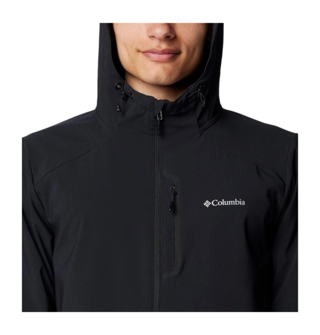 Jacket Columbia Men Tech Softshell Hoodie Black | Outdoorsupply.co.uk