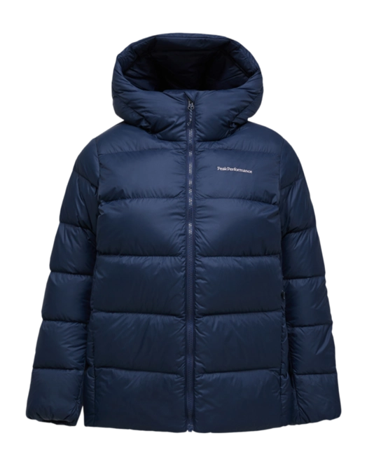 Jas Peak Performance Women Frost Down Puffer Jacket Blue Shadow | Etrias.nl