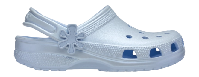 Sabots Crocs Kids Classic Pearl Shine Blue Frost | Fashionchaussures
