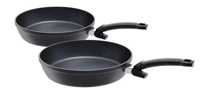 Koekenpannenset Fissler Adamant met Glasdeksels (2-delig) | Kookexpert