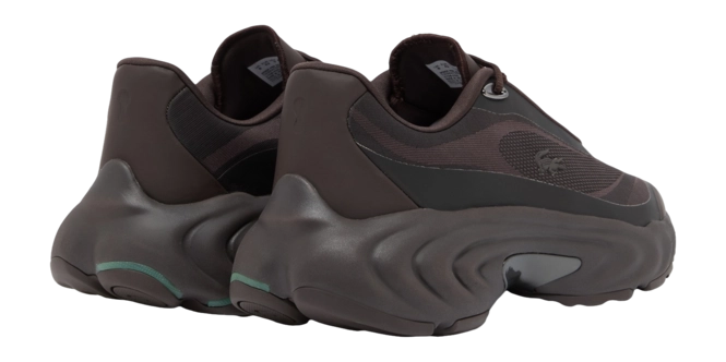 Lacoste Men Spinor Premium Dark Brown Dark Brown | Sneakers.nl