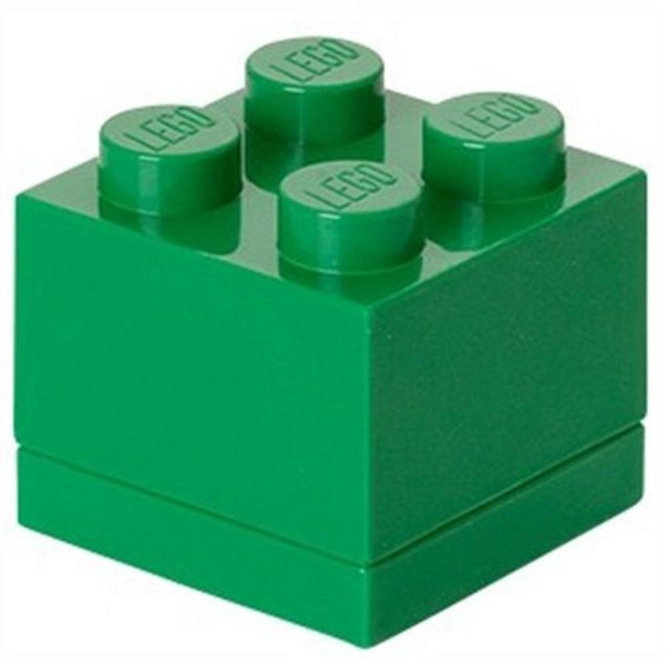 Opbergbox Lego Mini Brick 4 Groen | Etrias.nl