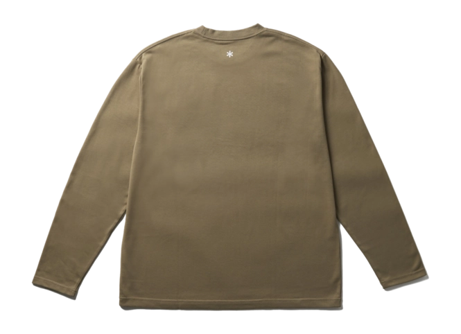 Longsleeve Snow Peak Unisex NSD Logo Dark Beige | Sneaker District