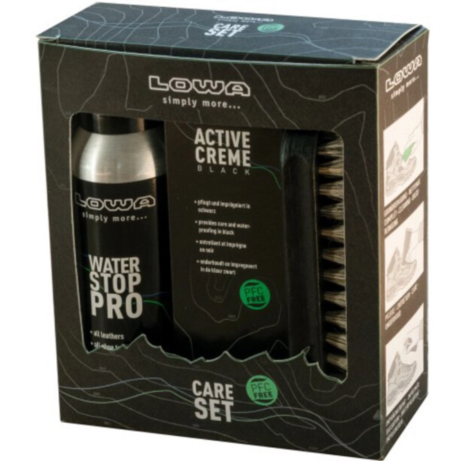 Kit Entretien Chaussures Lowa Care Set Black | Equipementaventure