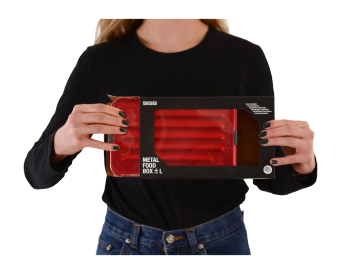 Food Container Sigg Metal Food Box Plus Small Red 0.8L | Outdoorsupply ...