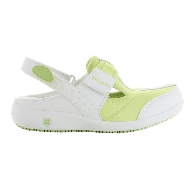 Medizinischer Clog Oxypas Aline Lime Groen | Clogsexperte