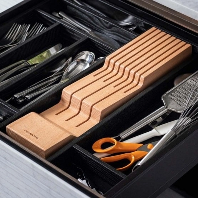 Knife Block Fiskars For Drawer | Cookwarestore