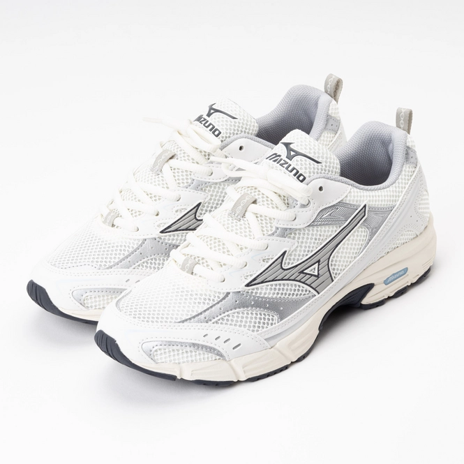 Mizuno Unisex MXR Retro Snow White Harbor Mist Silver | Sneaker District