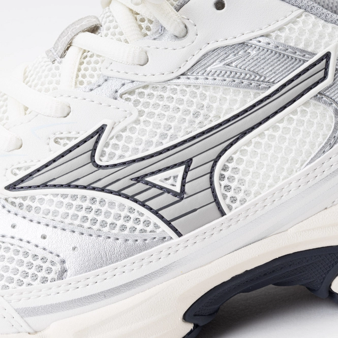 Mizuno Unisex MXR Retro Snow White Harbor Mist Silver | Sneaker District
