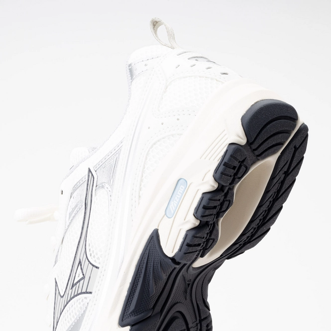 Mizuno Unisex MXR Retro Snow White Harbor Mist Silver | Sneaker District