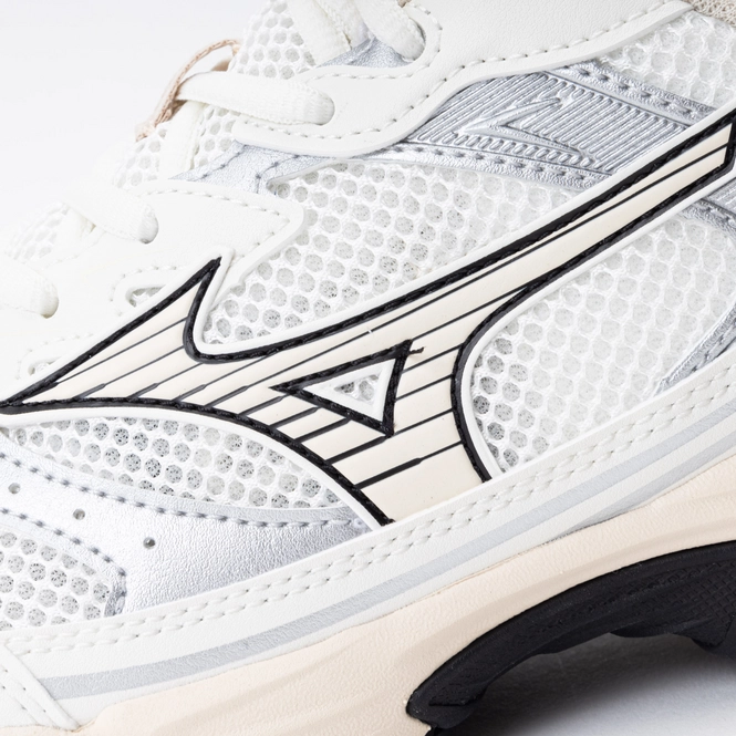 Mizuno Unisex MXR Retro Snow White Pristine Silver | Sneaker District