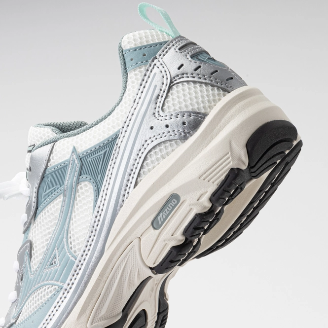 Mizuno Unisex MXR Snow White/Slate/Harbor Mist | Sneaker District