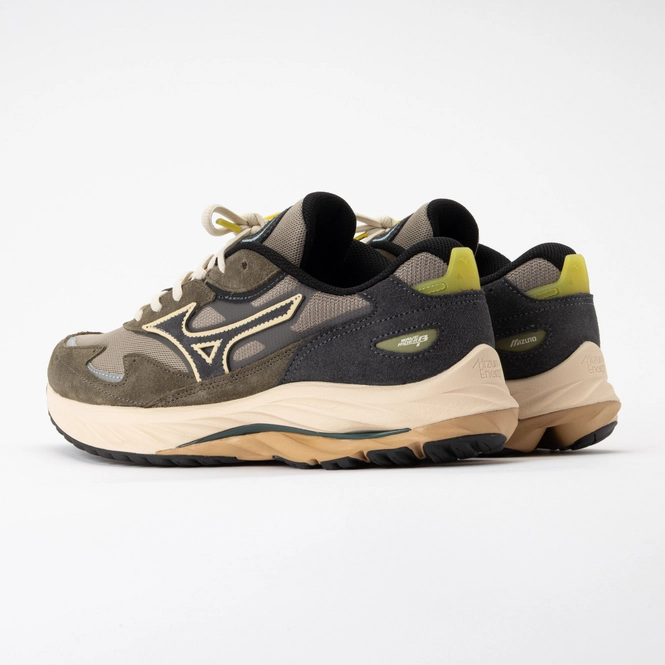 Mizuno Unisex Wave Rider Beta Vintage Khaki/Black Sand/Grape Leaf ...