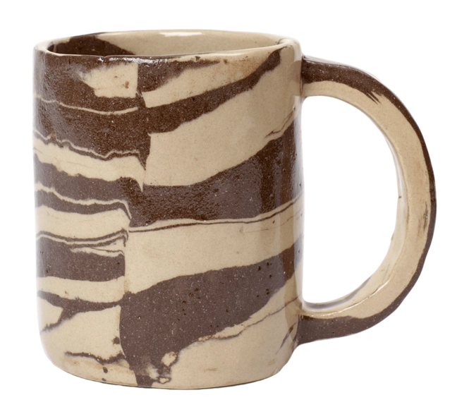 Tasse Ferm Living Ryu Tall Sand / Brown 300 ml | Etrias.de