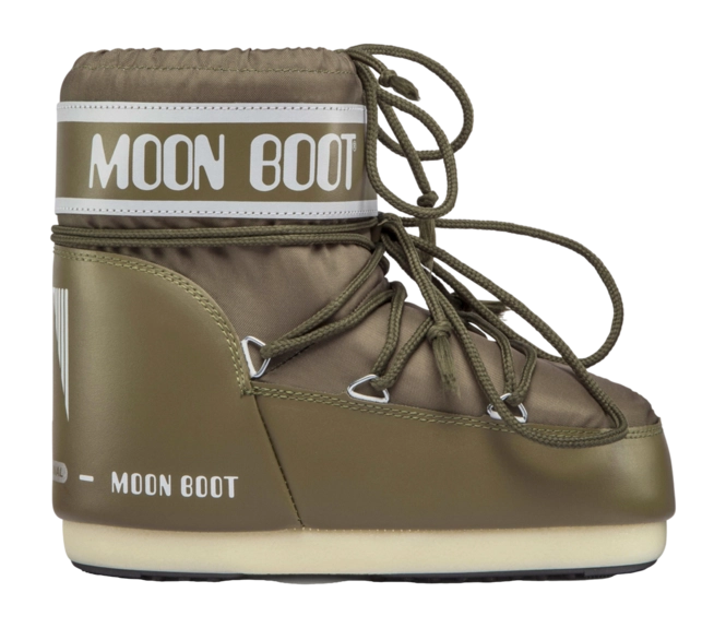 Snowboot Moon Boot Unisex Classic Low 2 Khaki | Snowbootsexpert