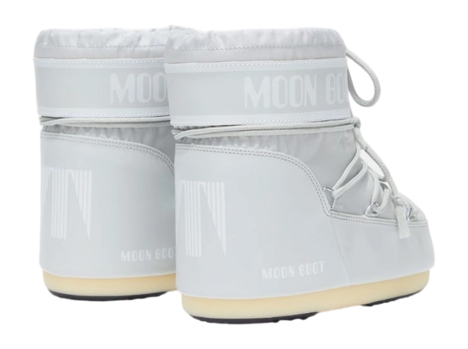 Schneestiefel Moon Boot Icon Low Nylon Damen Glacier Grey | Etrias.de