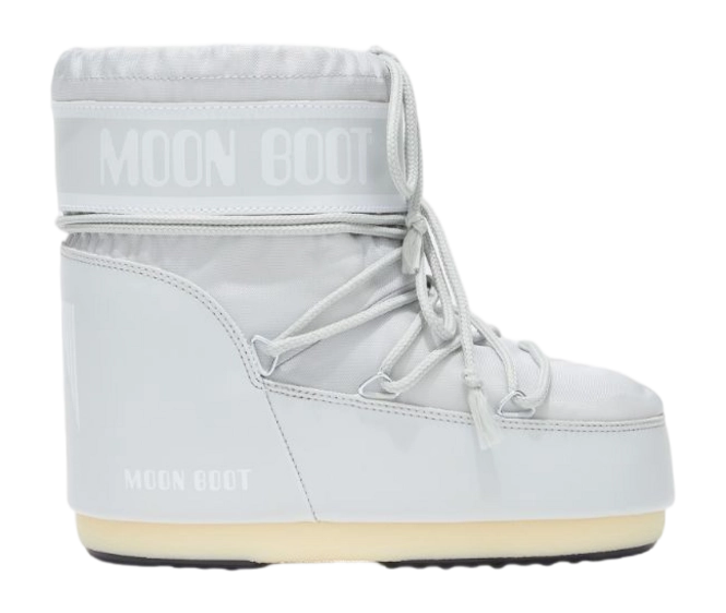 Schneestiefel Moon Boot Icon Low Nylon Damen Glacier Grey | Causeways.de