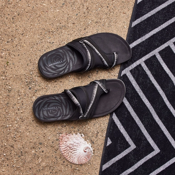 Sandaal Merrell Women Terran 3 Cush Post Black | Etrias.nl