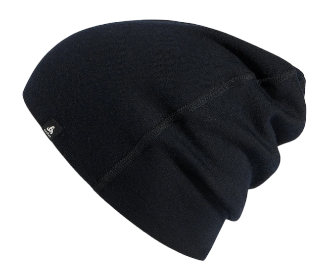Beanie Odlo Unisex Merino Warm Black | Outdoorsupply.co.uk