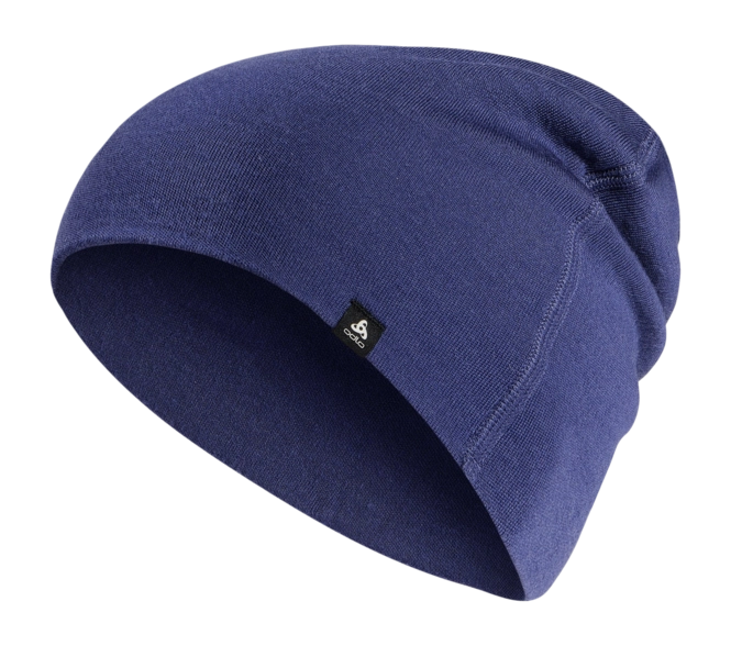 Beanie Odlo Unisex Merino Warm Skipper Blue | Outdoorsupply.co.uk