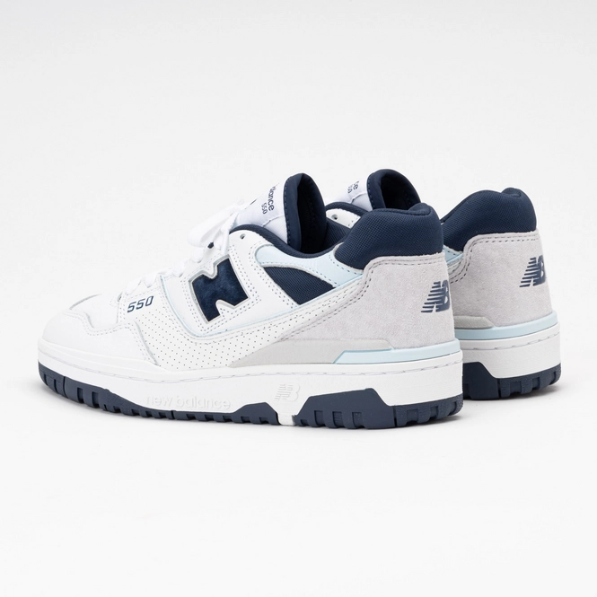 New Balance Unisex BB550NQB White NB Navy Quarry Blue Grey Matter 24 ...