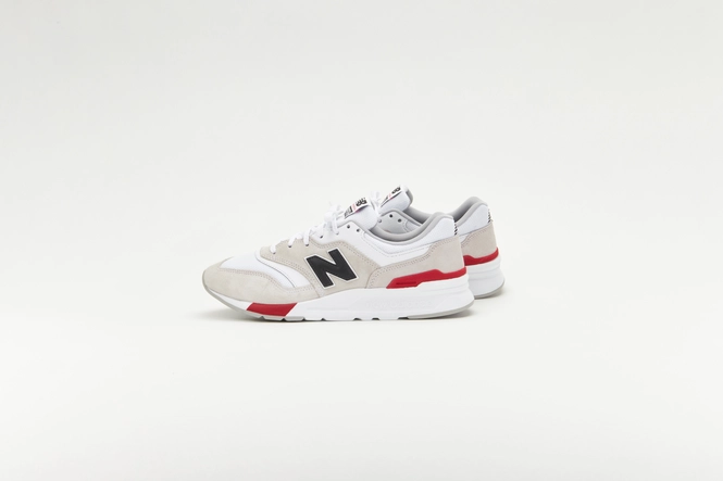 New Balance CM997HVW NB WhiteTeam Red | Sneaker District COM