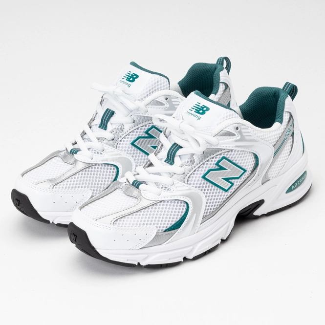 New Balance MR530AB White / Silver Metalic / Turquoise | Sneaker ...