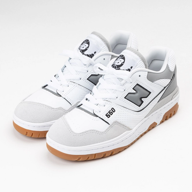 New Balance Unisex BB550ESC White/Slate Grey/Brighton Grey | Sneaker ...