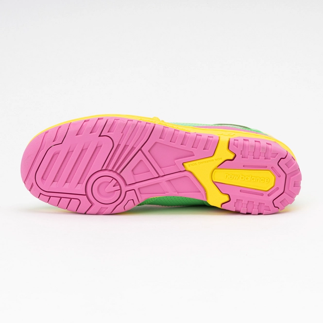 New Balance Unisex BB550YKA Pink/Palm Leaf/Lemon Zest | Sneaker District
