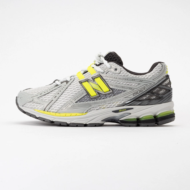 New Balance Unisex U190652H Light Silver Metallic/Alkaline Green 25 ...