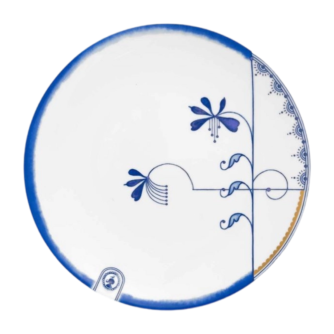 Breakfast plate Pip Studio Pip & The Blue Bird White 20 cm (Set of 6 ...