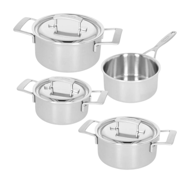 Pan Set Demeyere Industry 5 (4 pc) | Cookwarestore