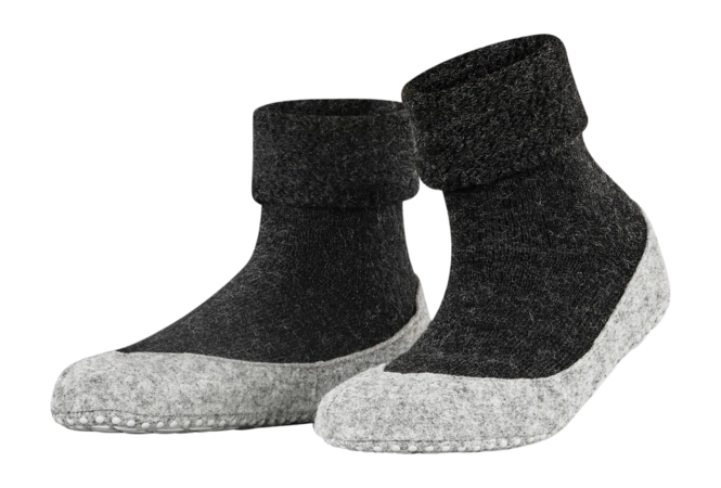 Slippers Falke Women Cosyshoe Anthracite Melange | Outdoorsupply.co.uk