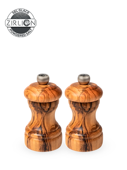 Salt and Pepper Mill Peugeot Bistro Olive Wood 10 cm | Cookwarestore