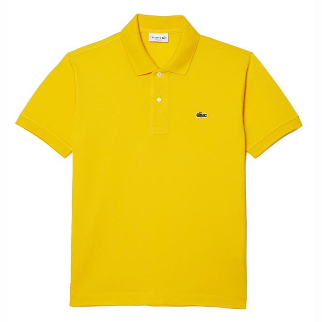 Polo Lacoste Homme L1212 Classic Fit Jaune | Tennisplanet.fr