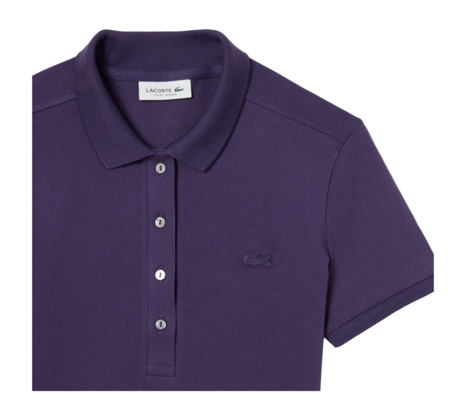 Polo Lacoste Women PF5462 Slim Fit Velvet | Tennisplanet.nl