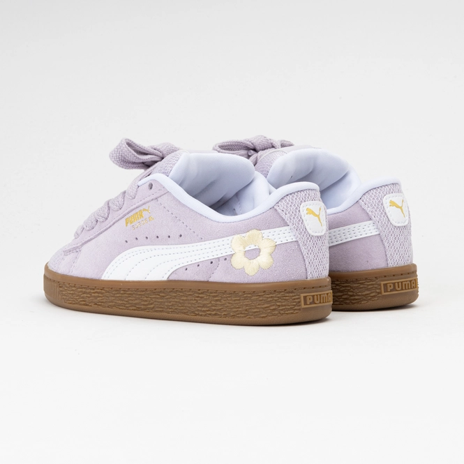 PUMA Kids Suede XL Summer Feels Lilac Frost PUMA White | Sneaker District