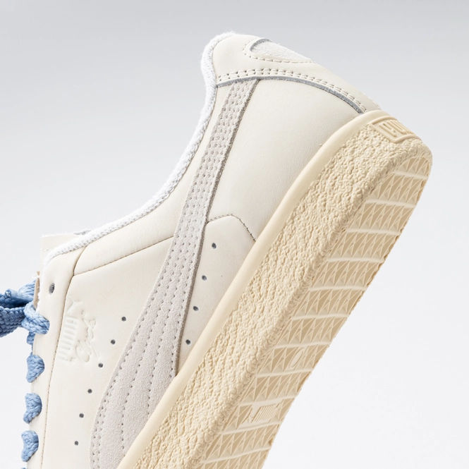 PUMA Men Clyde Basketball Nostalgia Alpine Snow Chamomile | Sneaker ...